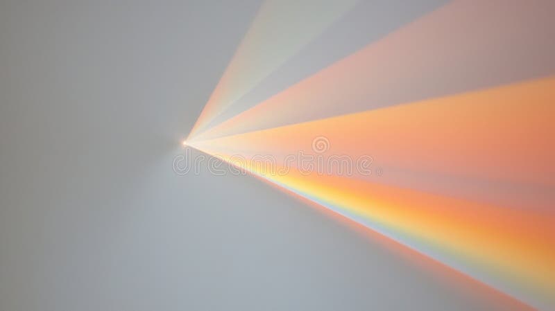 A Vibrant Display of Light Rays Converging Towards the Center. Stock ...
