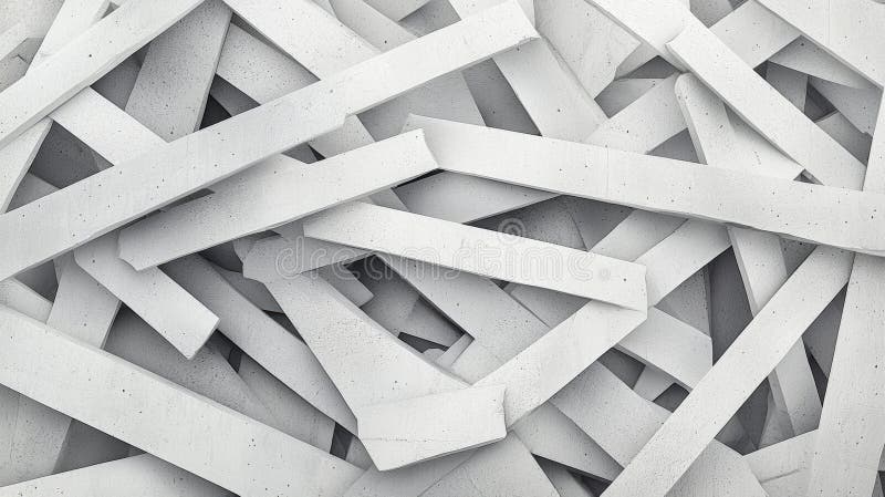 A Pile of White Rectangular Blocks with Rough Edges. Stock Photo ...