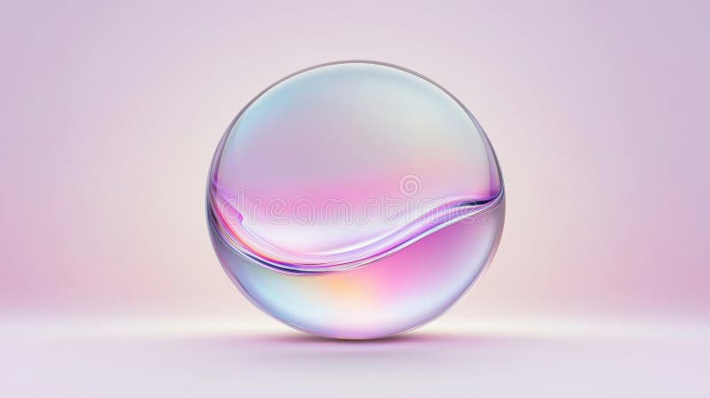 Shiny Translucent Sphere Gradient Purple Pink Hues Stock Photos - Free ...