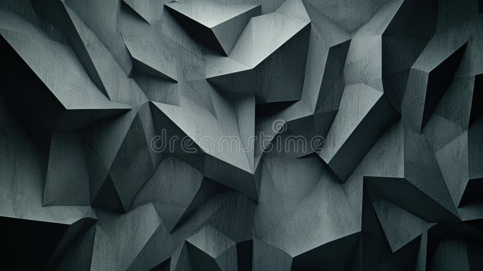 A Textured, Dark Gray Wall with a Geometric Pattern. Stock Photo ...