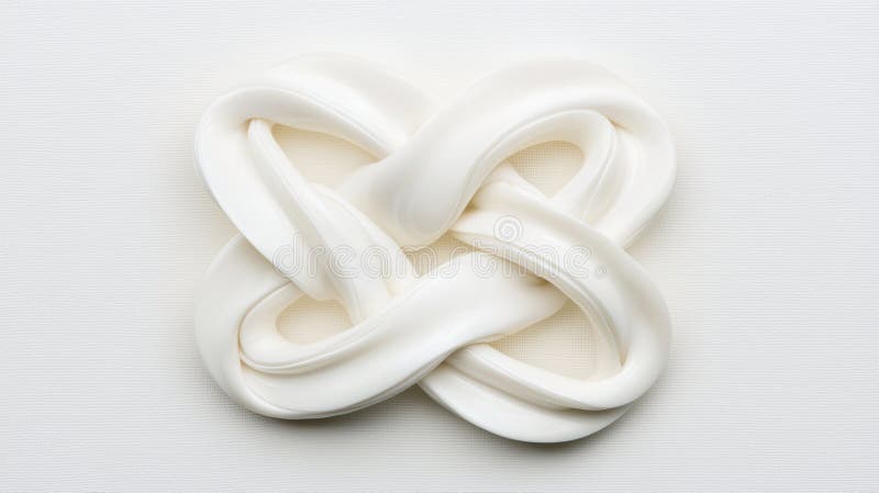 White Abstract Sculpture Complex Intertwined Design Stock Photos - Free ...