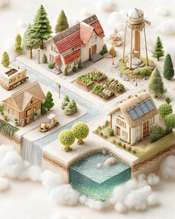 Exploring a Miniature Town Model Showcasing the Importance of Renewable ...