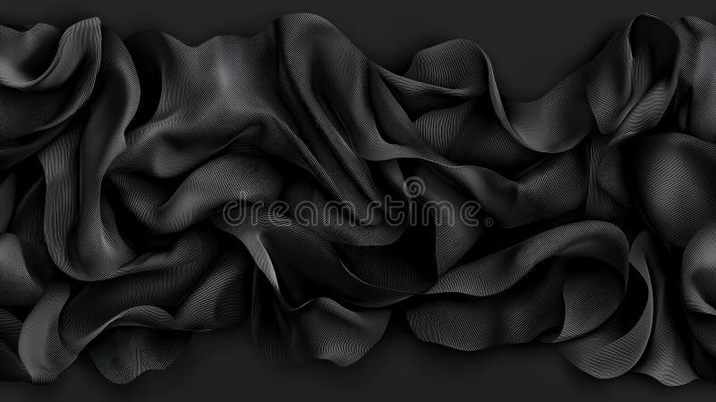A Black Abstract Design with a Textured Appearance. Stock Image - Image ...
