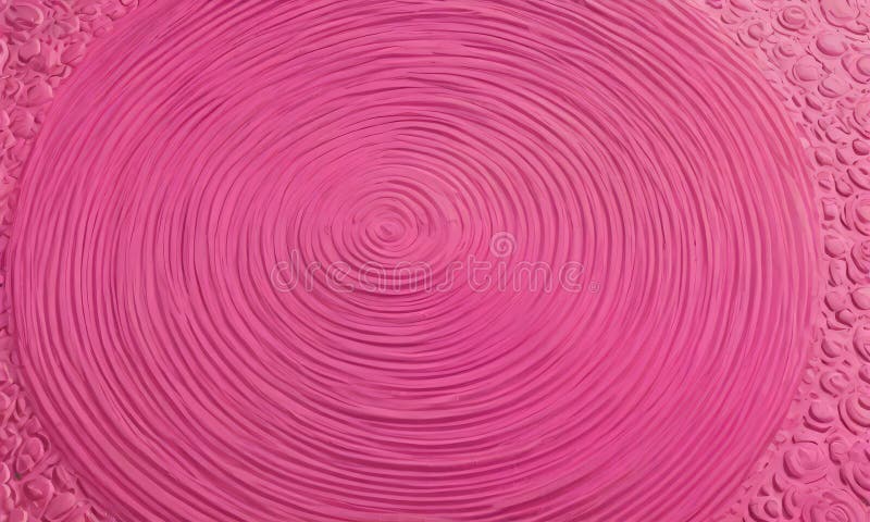 Close-up View Vibrant Pink Circular Pattern, with Textured Surface and ...