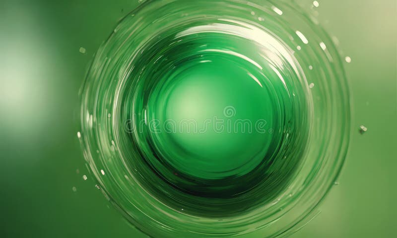 Close-up View Green Liquid, Possibly Drop Water or Green Liquid in ...