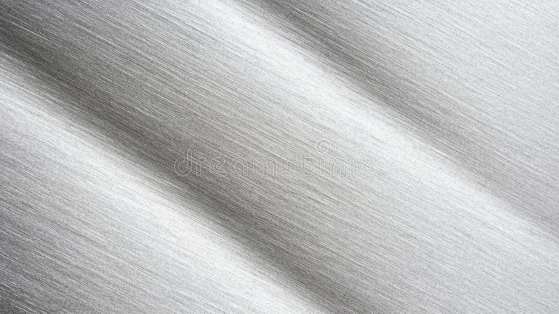 A Close-up Image of a Metallic Surface with a Brushed Texture. Stock ...