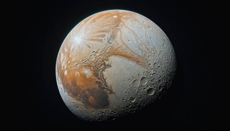 Close View of Pluto Showcasing Its Stunning Surface Details and ...