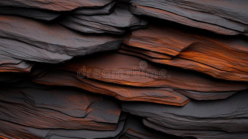 A Close-up View of a Rock Formation with a Textured Surface and Varying ...