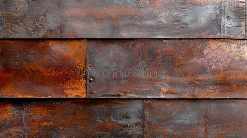 A Close-up View of a Rusty Metal Surface with a Textured, Uneven ...