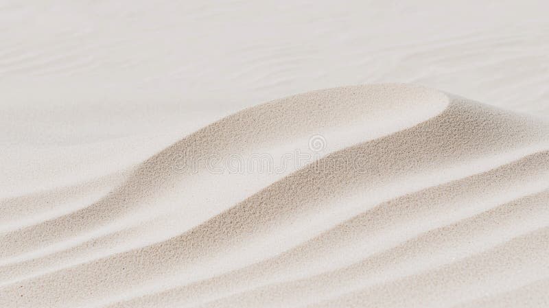 A Close-up View of a Sandy Surface with Gentle Undulations and Ripples ...