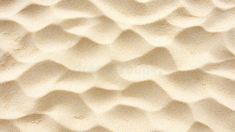 A Close-up Image of a Sandy Beach with Ripples and Waves. Stock Photo ...