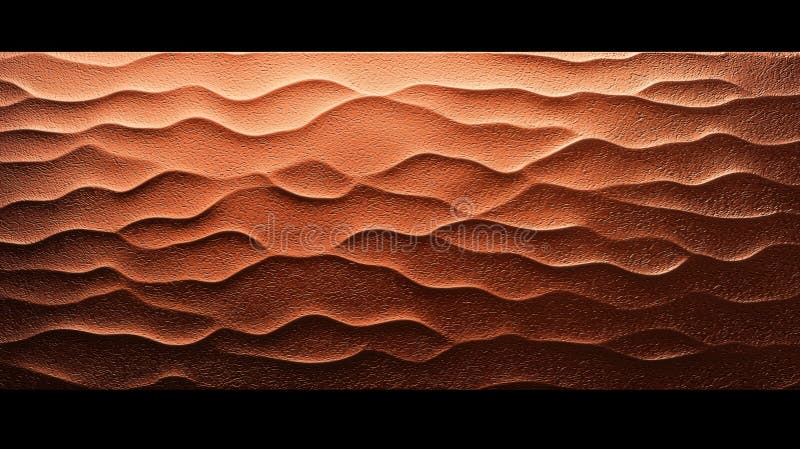 A Textured Surface with a Repeating Wave Pattern in Shades of Orange ...