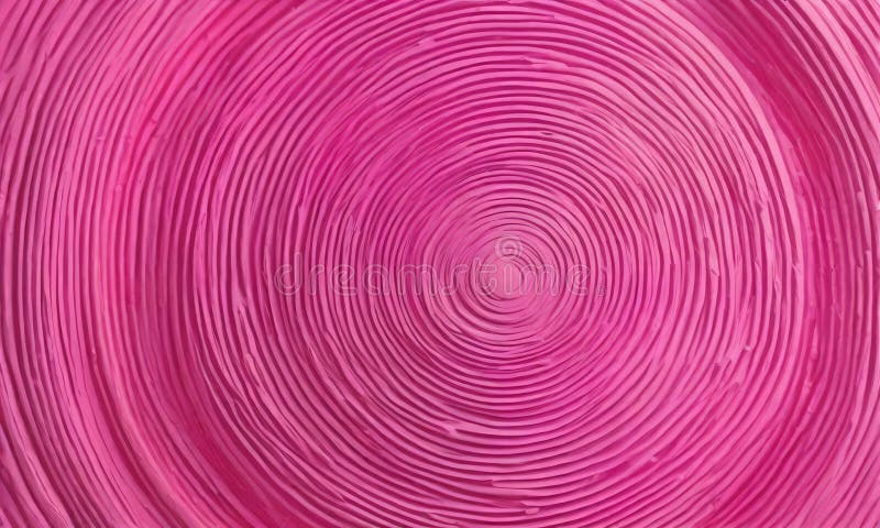 Close-up View Vibrant Pink Spiral Pattern, with Concentric Circles ...