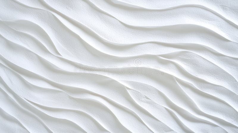 A Textured White Surface with a Repeating Wave Pattern. Stock Photo - Image of wavy, pattern ...
