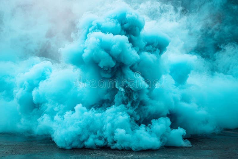 The Image Presents a Dark Scene with Cold Steam Visible As a Bluish ...