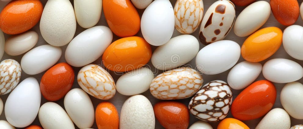 A Collection of Colorful, Irregularly Shaped Objects. Stock Photo ...