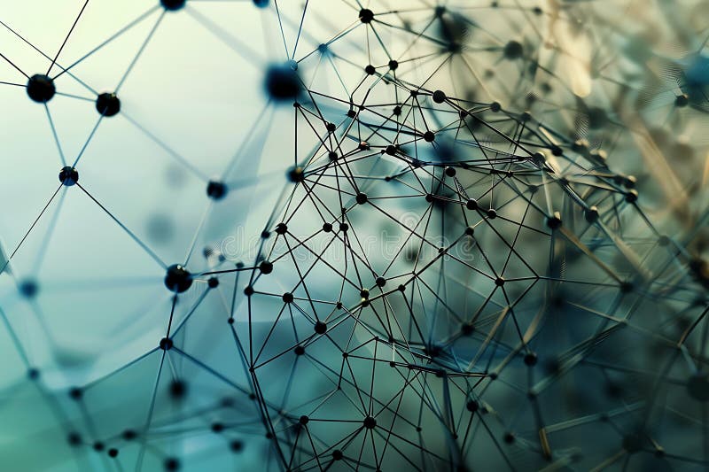 Intricate Network Structure: a 3D Visualization of Interconnected Nodes ...