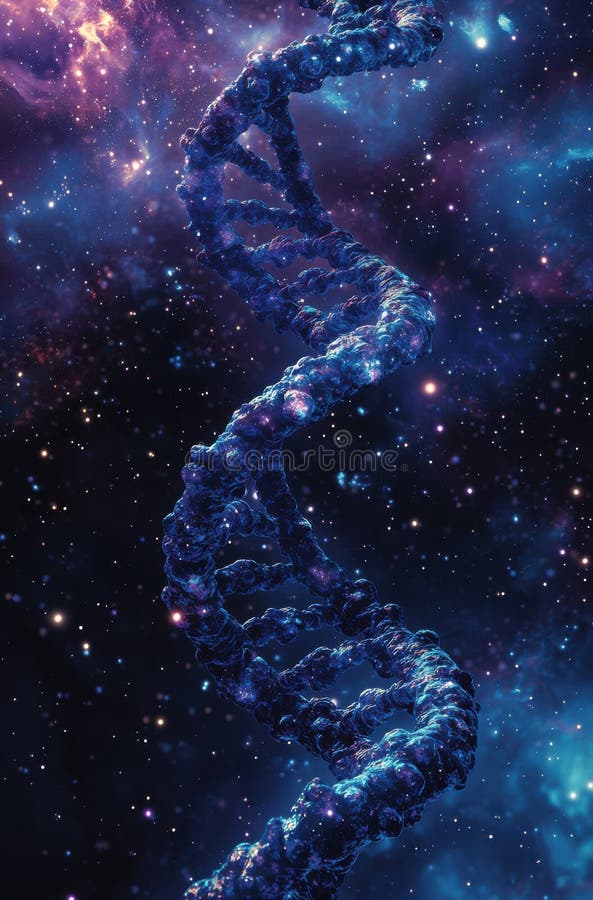 Cosmic Dna Helix Swirling Nebula Stock Photos - Free & Royalty-Free ...