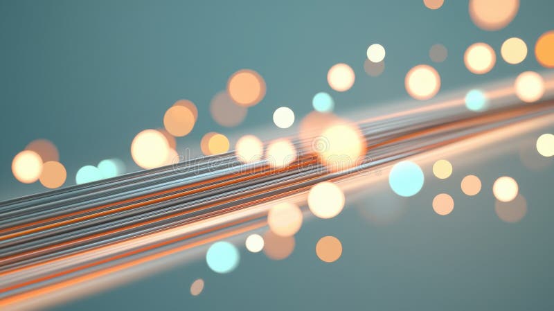 Abstract Background with Lines and Lights Stock Image - Image of ...