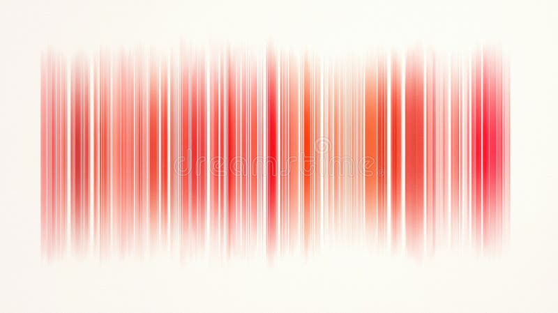 A Digital Illustration of a Barcode with a Gradient Color Scheme. Stock ...