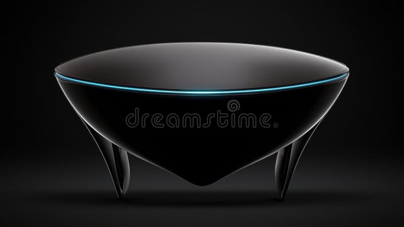 Futuristic Table Lamp stock photo. Image of design, sleek - 375392830