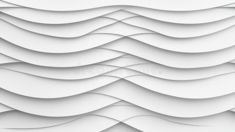 A Repeating Pattern of Curved Lines Forming a Wave-like Design. Stock ...
