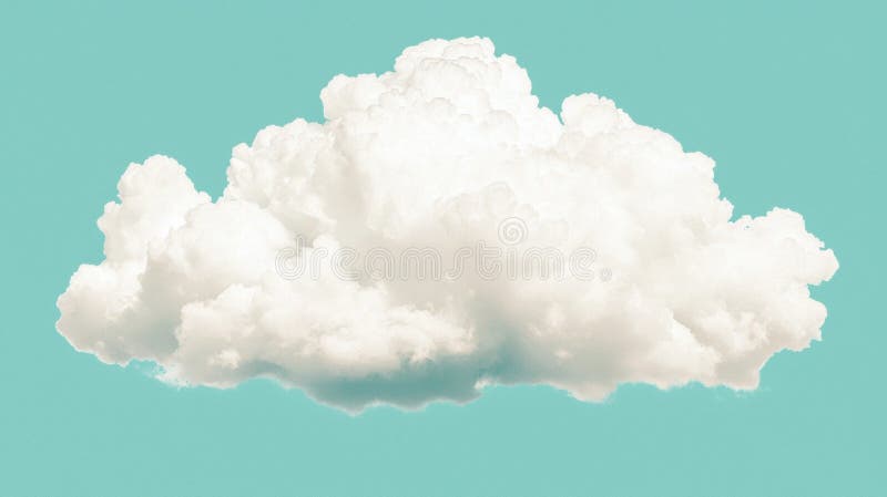 Single Fluffy Cloud Teal Background Stock Photos - Free & Royalty-Free ...