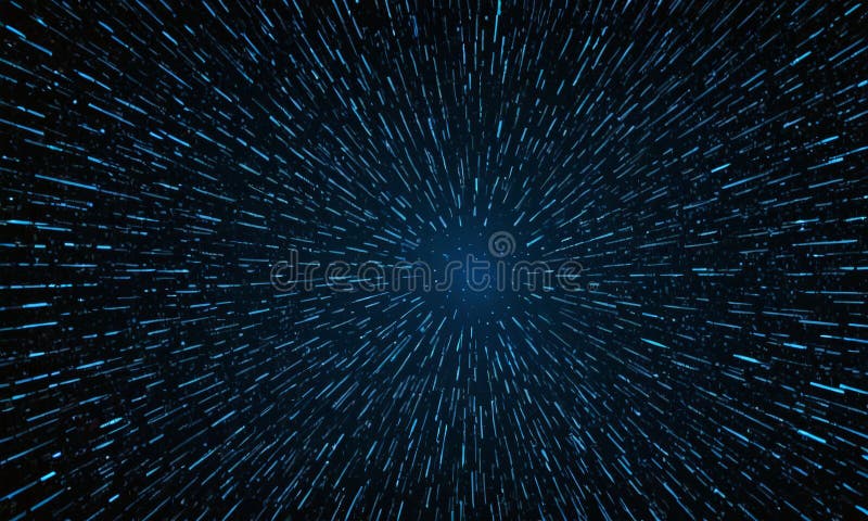 Digital Starburst Pattern with Blue Center, Radiating Outwards in ...