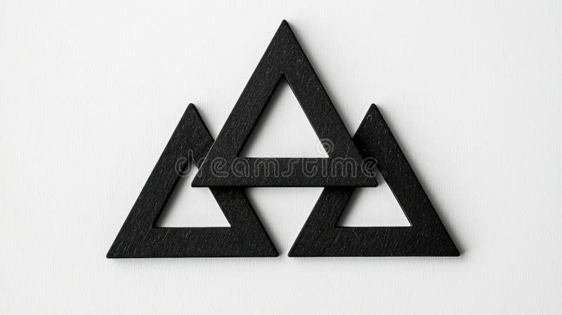 Black Triangle Hollow Center Stock Photos - Free & Royalty-Free Stock ...