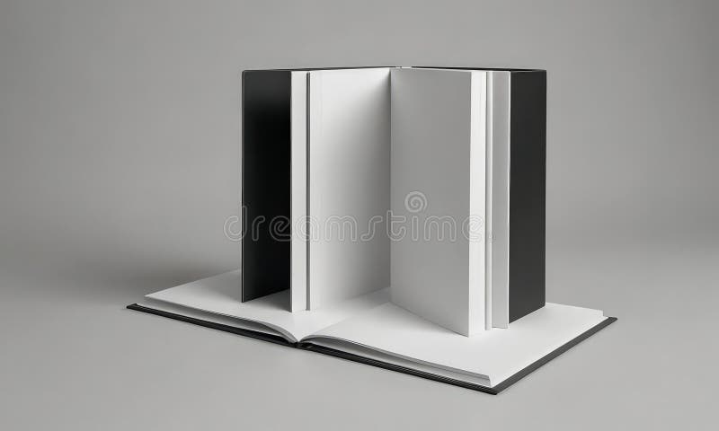 Open Book Stand Black White Stock Illustrations – 243 Open Book Stand ...