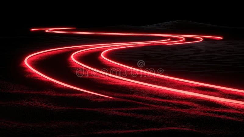 Red Light Trail stock image. Image of contours, dynamism - 375389539