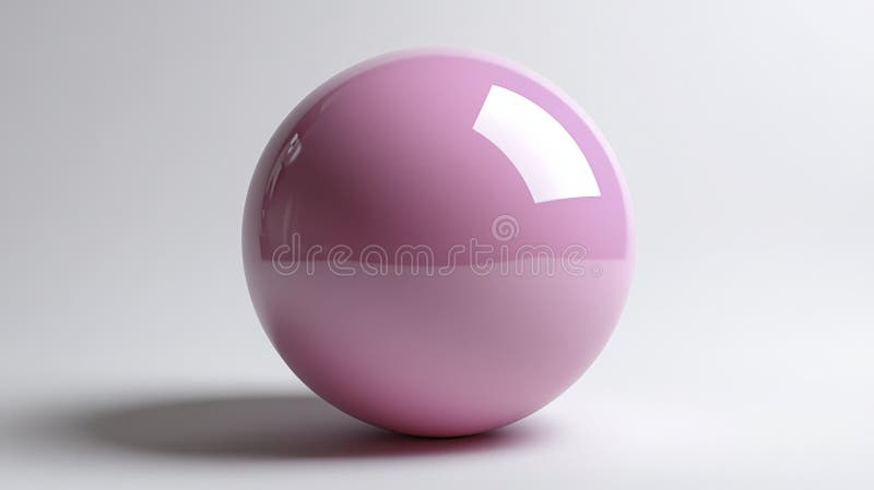 Pink Plastic Egg, Smooth Surface, Gradient Color, Isolated Studio Shot ...
