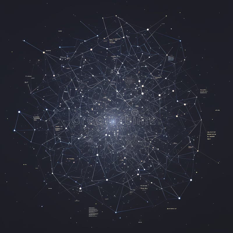 Cosmic Constellation stock illustration. Illustration of darkcanvas ...