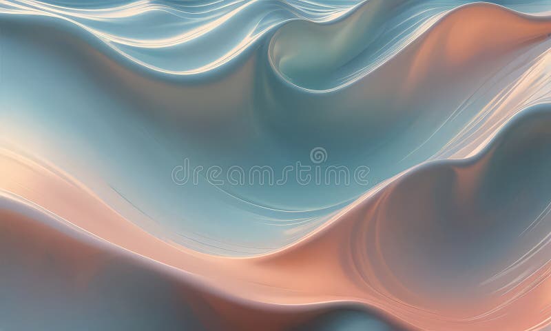 Digital Wave-like Pattern in Shades Blue, Pink, and Orange, with ...