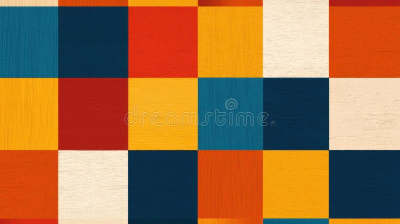 A Vibrant Abstract Pattern Composed of Squares in Various Colors and ...