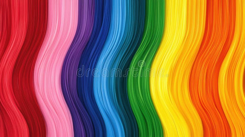 A Vibrant Rainbow of Colors. Stock Image - Image of colorful, striking ...