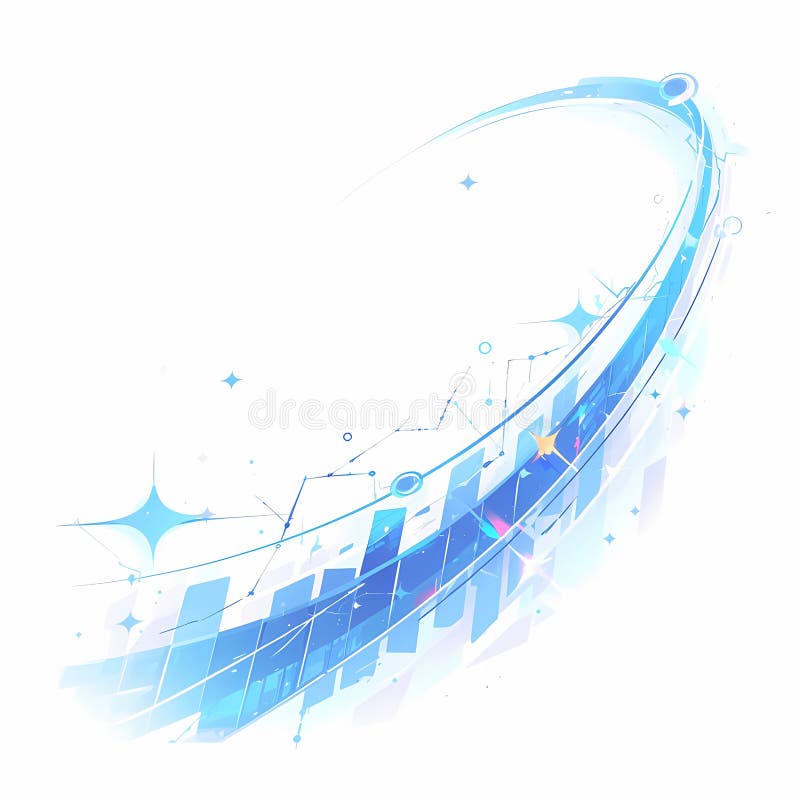 Upward Trajectory Illustration Stock Illustration - Illustration of ...