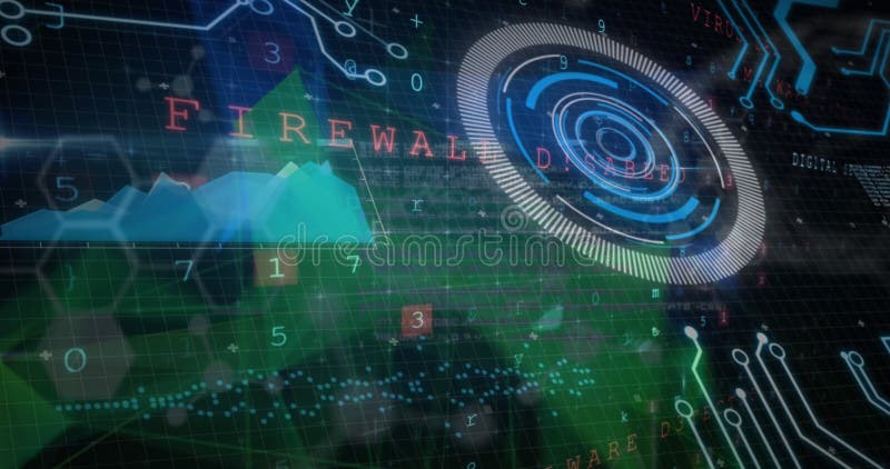 Image of Processing Circle, Data and Cybercrime in Digital Space Stock ...