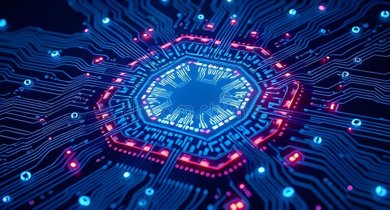 AI-Generated Quantum Computer Core – the Engine of Tomorrow Stock ...