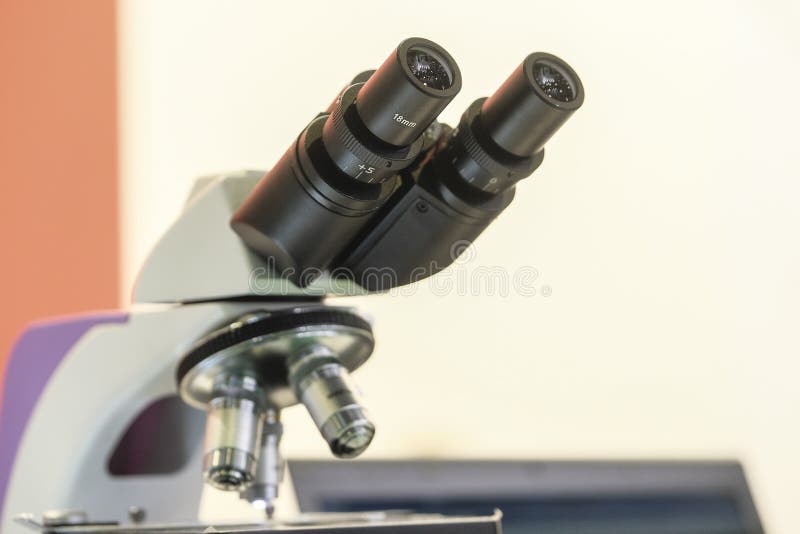Medical Laboratory Microscope Stock Image - Image of microbiology ...