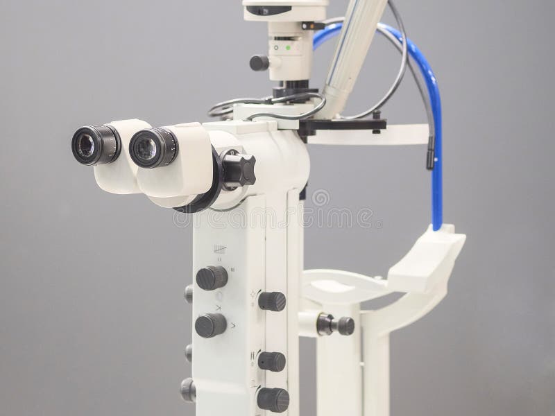 Professional Medical Microscope Stock Image - Image of professional ...