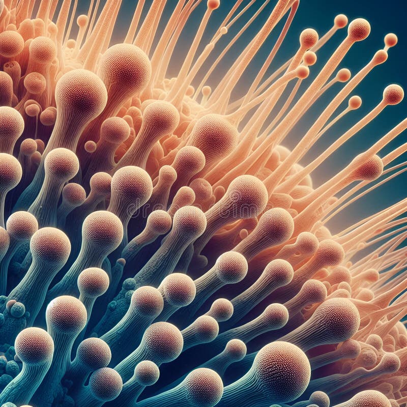 Microscopic Menace: the Hidden World of Pathogens Stock Illustration ...