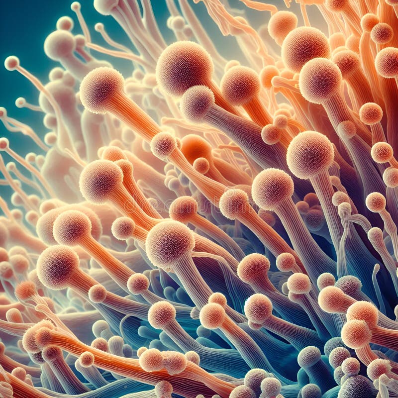 Microscopic Menace: the Hidden World of Pathogens Stock Illustration ...