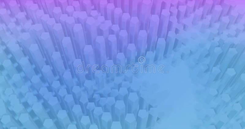 Image of Pulsating Block on Purple To Blue Background Stock ...