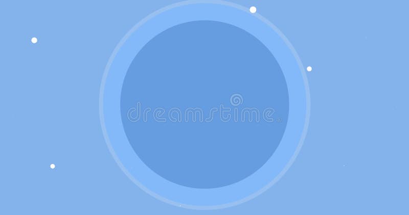 Image of Pulsating Circle on Blue Background with White Dots Stock ...