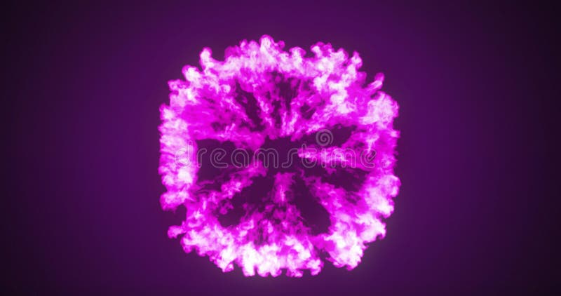 Image of Purple Background with Copy Space and Pink Explosion Stock ...