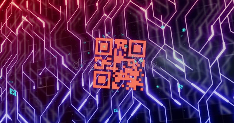 Image of Qr Code Over Network of Connections Stock Photo - Image of digitally, worldwide: 306616732