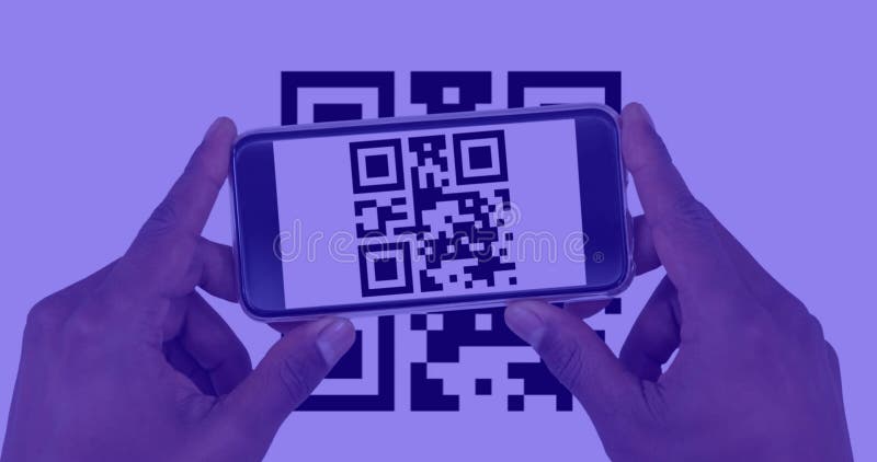 Image of Qr Code and Qr Code Scanning on Smartphone Stock Photo - Image ...