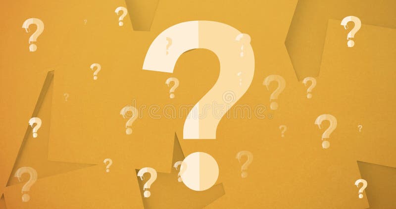 Image of Question Marks Over Memo Notes Stock Illustration ...