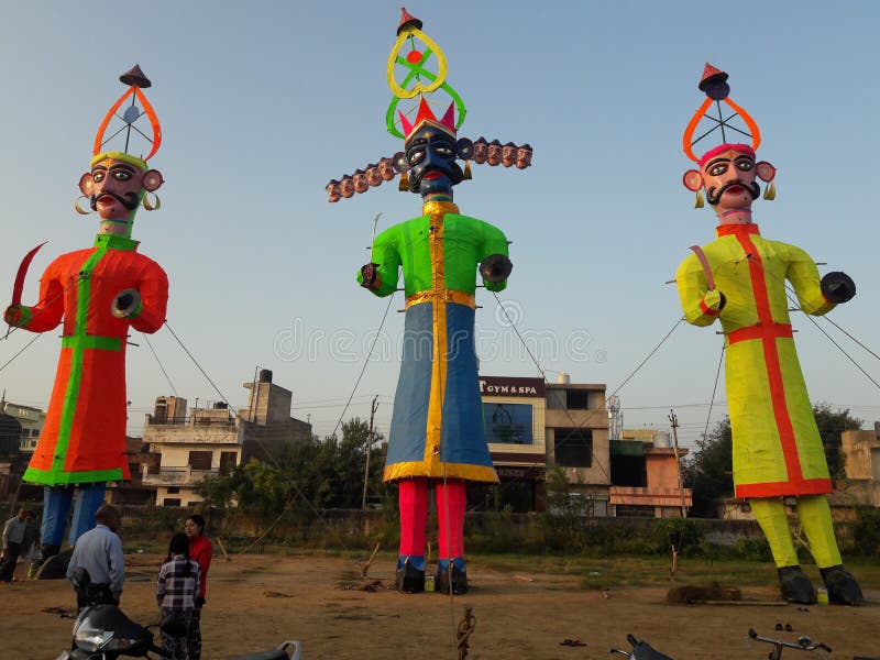 Image of RAAVAN at Dussehra Festival in India Editorial Photography ...